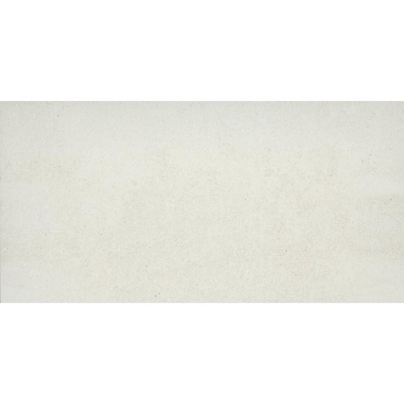 Potenza Ivory 11.73 in. x 23.62 in. Matte Porcelain Stone Look Floor ...